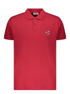 Iceberg Logo Piqué Polo Shirt - Red