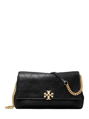 Tory Burch Quilted Chain Strap Shoulder Bag - Black