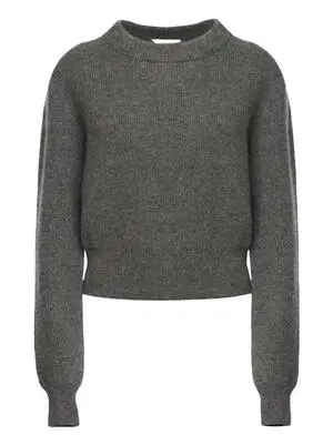 Malo Luxury Cashmere Crew Neck Sweater - Black