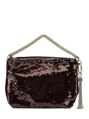 JIMMY CHOO Jimmy Choo Callie Small Handbag With Chain Strap And Tassel Detail