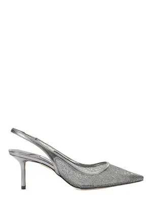 JIMMY CHOO Love 65mm Slingback Pumps - Gray