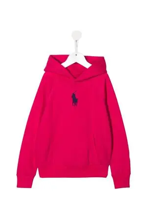 Polo Ralph Lauren Embroidered Pony Hoodie - Red