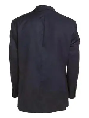 Balmain Single-breasted Wool Blazer - Blue