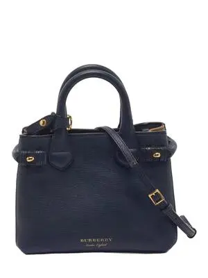 Burberry Mini Banner Tote Bag - Blue