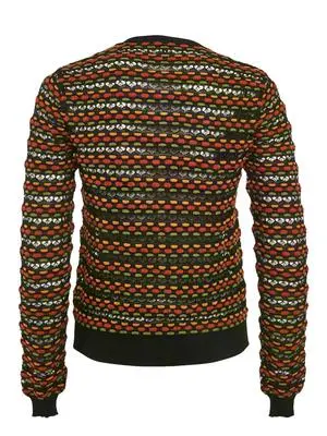 Missoni Button-down Knit Wool Cardigan - Black