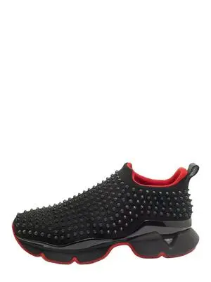 CHRISTIAN LOUBOUTIN Spike Sock Sneakers - Black