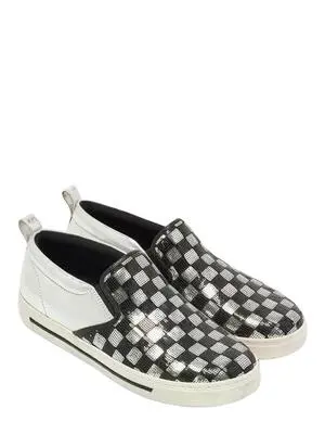 Marc Jacobs Mercer Sequin Embellished Sneakers - Silver