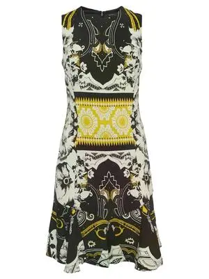 Etro Floral-print Mini Dress - Black