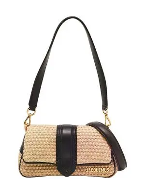 Jacquemus Le Bambimou Raffia Shoulder Bag - Brown