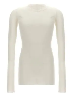 Rick Owens Rib Ls T' T-shirt - White