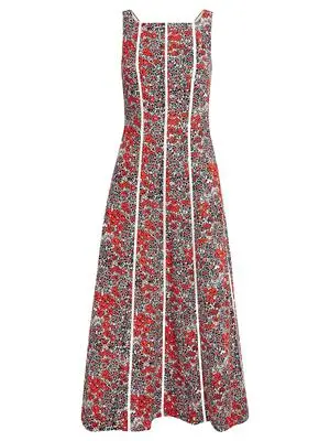 ME+EM Floral Maxi Dress - Orange