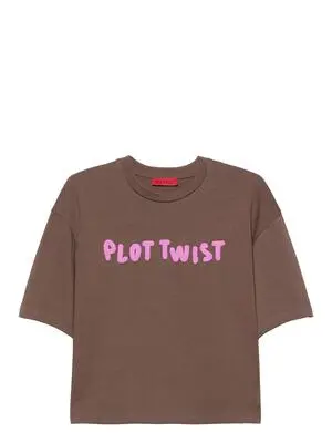 Max & Co. X Pietro Terzini Printed T-shirt - Brown