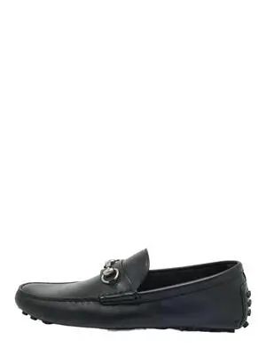 Gucci Horsebit Leather Loafers - Black