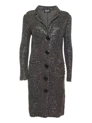 Dolce & Gabbana Sequin Embellished Cardigan - Grey