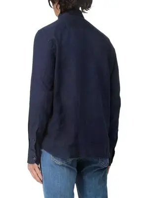 COLMAR Button-down Linen Shirt - Blue