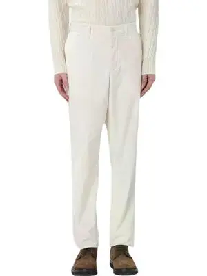 Lacoste Corduroy Chino Trousers - White