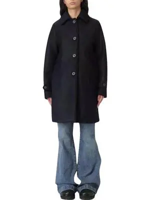 COLMAR Single-breasted Wool-blend Coat - Blue