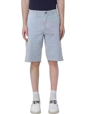 BLAUER. Stretch-cotton Cargo Shorts - Grey