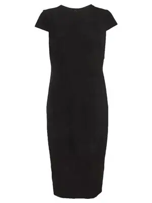 Max Mara Short Sleeve Midi Dress - Black