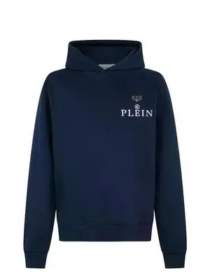 Philipp Plein Logo Hoodie - Blue