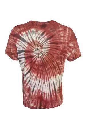 Amiri Tie-dye Logo-print T-shirt - Red