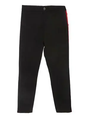 Gucci Side Stripe Straight-leg Trousers - Black