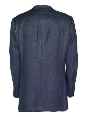 Ermenegildo Zegna Single-breasted Blazer - Blue