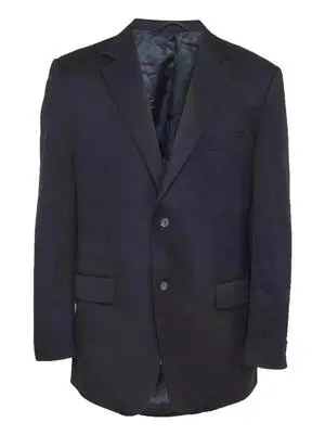 Balmain Single-breasted Wool Blazer - Blue