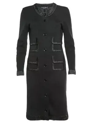 Dolce & Gabbana Ruffled Button-up Midi Dress - Black