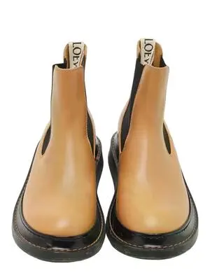 Loewe Elasticated Side Chelsea Boots - Neutrals