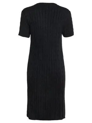 Polo Ralph Lauren Cable Knit Midi Dress - Blue