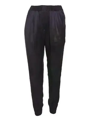 LANVIN Satin Lace Trousers - Blue