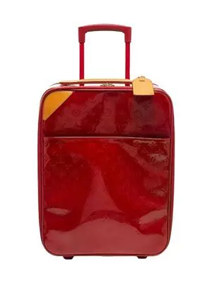 LOUIS VUITTON Monogram Vernis 25 Pégase Luggage - Red