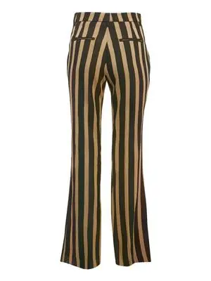 Etro Striped Knit Trousers - Black