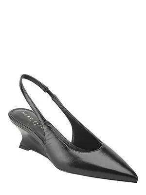 MARC FISHER LTD. Slingback Wedge Pumps - Black