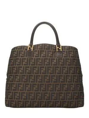 Fendi Zucca Tote - Brown