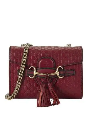 Gucci Emily Crossbody Bag - Red