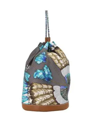 Hermès Soie-cool 22 Drawstring Backpack - Multi