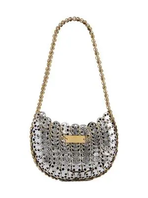 Rabanne Moon Flip Reversible Shoulder Bag - Gray