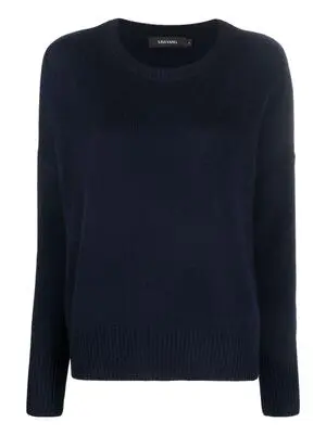 LISA YANG Mila Round Neck Jumper - Black