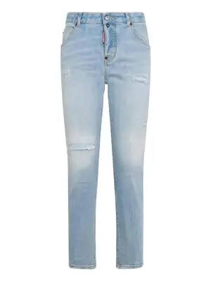 Dsquared2 Distressed Skinny Jeans - Blue