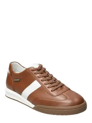 Mephisto Elo Tonal Leather And Suede Lace-up Sneakers - Hazelnut