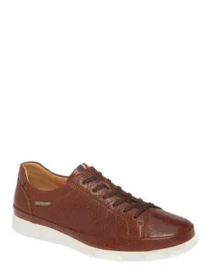 Mephisto Thomas Leather Lace-up Sneakers - Hazelnut