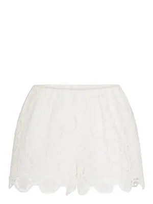 SIMONMILLER Isa Eyelet Mini Short - Macadamia