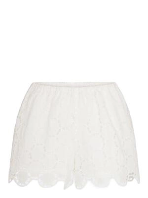SIMONMILLER Isa Eyelet Mini Short - Macadamia