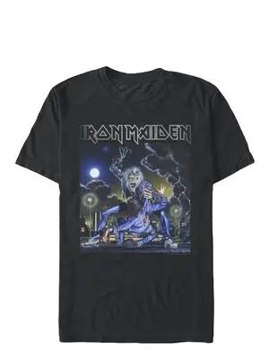 IRON MAIDEN No Prayer On The Road Graphic T-shirt - Black