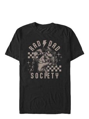 MICKEY & FRIENDS Goofy Art Rad Dad Society Short Sleeve Graphic T-shirt - Black