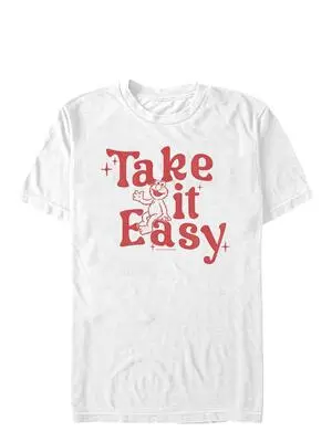 SESAME STREET® Elmo Take It Easy Short Sleeve Graphic T-shirt - White