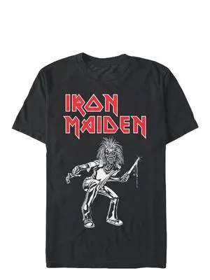 IRON MAIDEN Eddie Knife Graphic T-shirt - Black