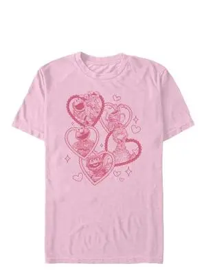 SESAME STREET® Sesame Street Heart Framed Characters Graphic T-shirt - Blossom